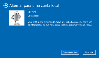 Como trocar de conta Microsoft para conta local no Windows 10